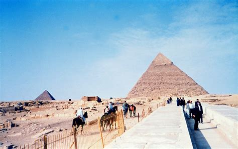 Kairo Pyramiden Sphinx von Gizeh 1992 Vor und zurück