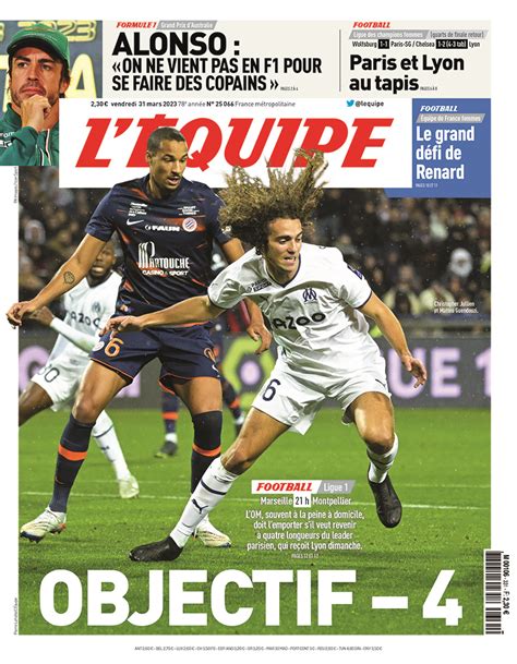 L ÉQUIPE on Twitter Les unes du journal lequipe de ce vendredi 31