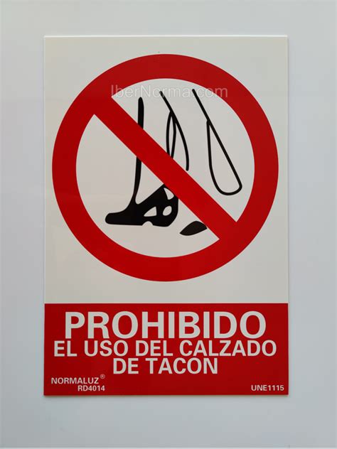 Se Al Prohibido El Uso Del Calzado De Tac N Pvc Nmz Normaluz