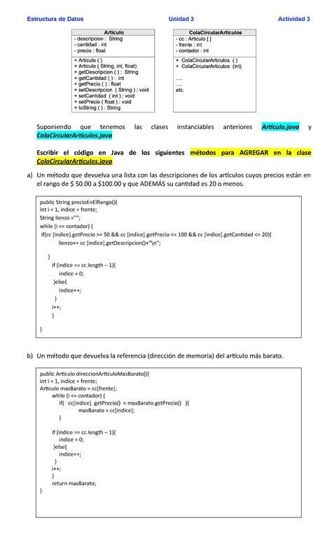 ED U 3 Actividad 3 Ad21 Estructuras De Datos Y Algoritmos