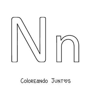 15 Dibujos de la letra Ñ para Colorear Gratis Coloreando Juntos