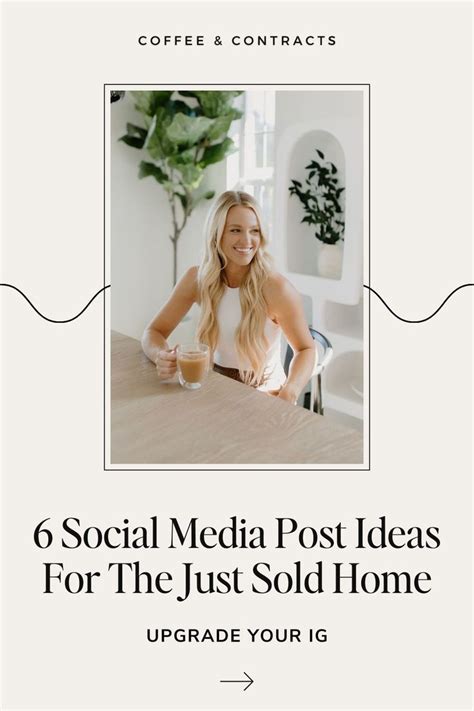 Just Sold Post Ideas For Real Estate Agents Coffee And Contracts