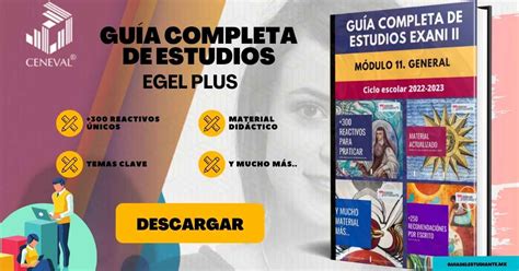 Guía EXANI II General 2023 Guía del estudiante