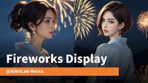 Ai Art Reina Kasumi Fireworks Display Youtube