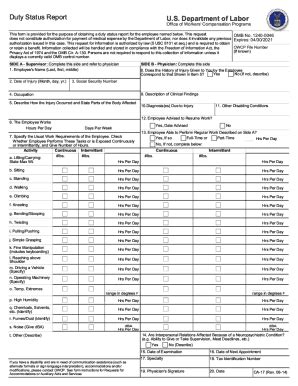 DoL OWCP 1168 2020 Fill And Sign Printable Template Online