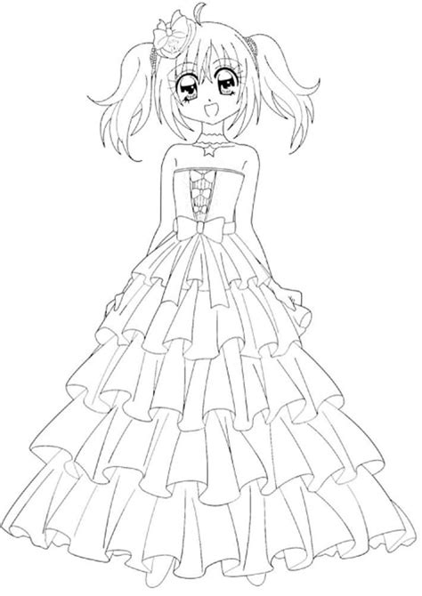 63 dessins de coloriage fille manga à imprimer sur LaGuerche Page 1