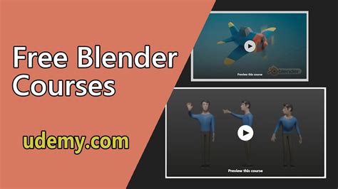 Top 3 Free Blender Courses For Beginners On Udemy Character Modeling