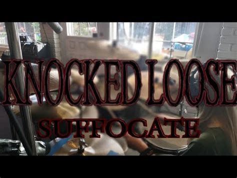 KNOCKED LOOSE SUFFOCATE Feat Poppy Drum Cover YouTube