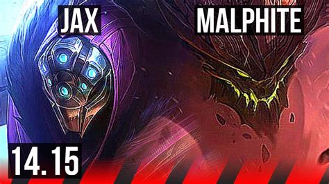 JAX Vs MALPHITE TOP 4 0 3 1000 Games Rank 12 Jax TR Challenger