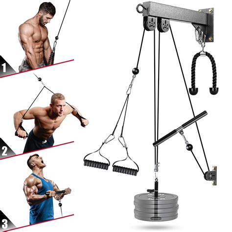 Buy Weight Cable Pulley System Gym DIY Home Gym Fitness Pulley Cable