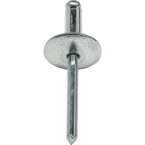 Large Flange Pop Rivets Aluminum Body Steel Mandrel Dome Head Blind