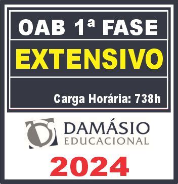 Curso OAB 1ª Fase 40 Exame Extensivo Damásio Rateio de Curso