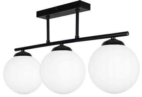 NOWOCZESNA LAMPA SUFITOWA PLAFON ŻYRANDOL LOFT EDISON BIAŁE KULE LED F