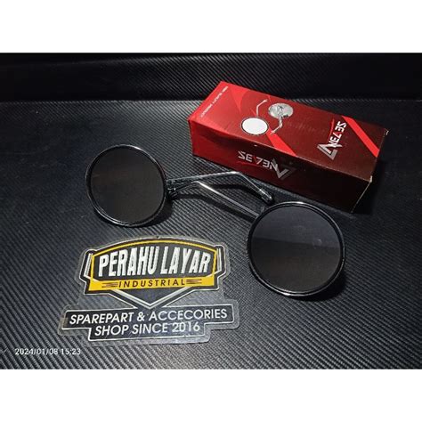 Jual SPION RETRO BULAT TANGKAI PANJANG GENIO SCOOPY C70 CB FAZZIO FINO