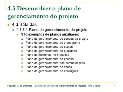 Plano De Gerenciamento De Escopo Do Projeto Exemplo Novo Exemplo