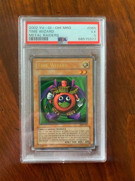 Konami Yu Gi Oh Graded Card Time Wizard MRD 065 PSA 5 Catawiki