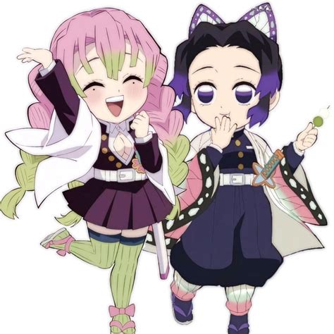 Mitsuri And Shinobu Icon Anime Chibi Chibi Anime Demon