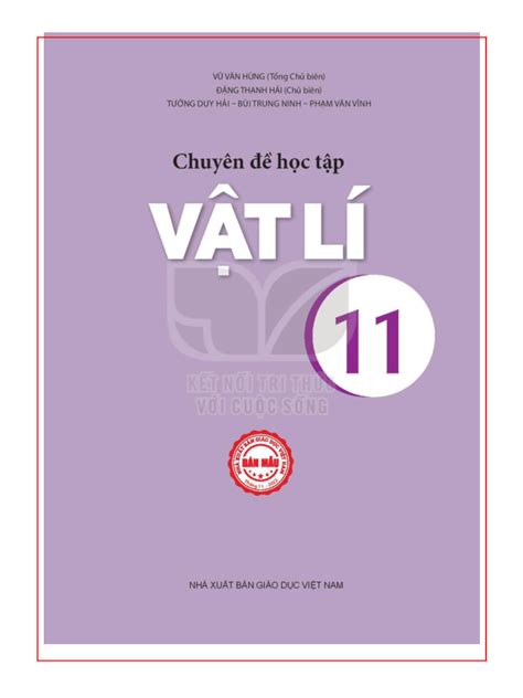 Vật lí lớp 11 Chuyên đề học tập Vật lí Kết nối tri thức pdf