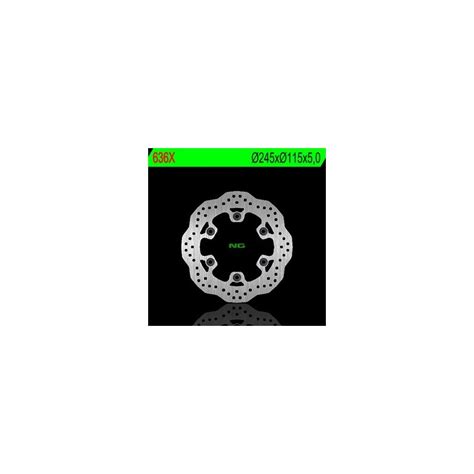Disque de frein NG BRAKE DISC pétale flottant 636X