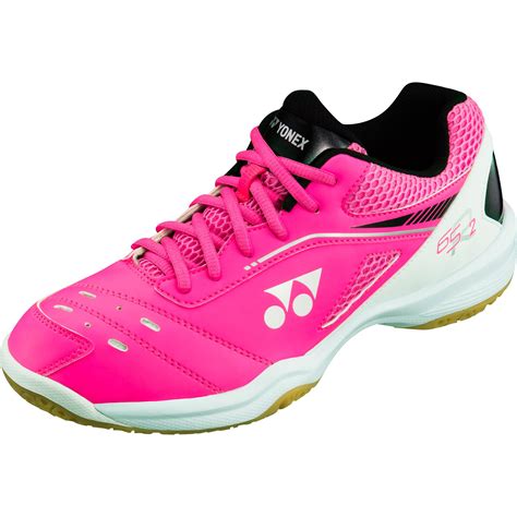 Yonex Womens Power Cushion 65 R 2 Badminton Shoes Pink Tennisnuts