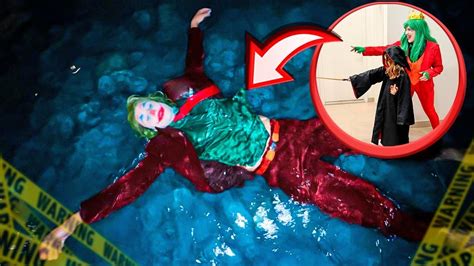 O JOKER SE AFOGOU E ELE NÃO SABE NADAR A LADY JOKER E MINI JU SÃO AS