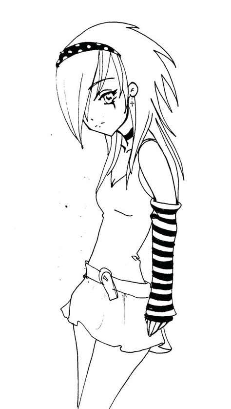 Anime Characters Coloring Pages Printable