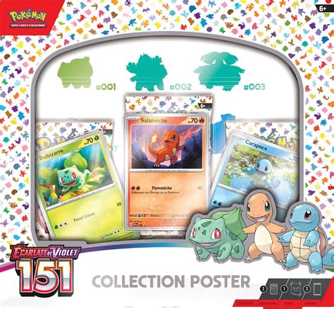 Carte à collectionner Pokémon EV3 5 Coffret Poster Pokémon 151 Carte