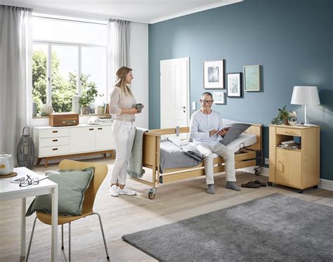 Pflegebett Burmeier Dali Standard Mit Holzseitengitter