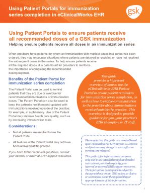 Fillable Online Using Patient Portals To Ensure Patients Receive All