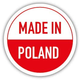 MADE IN POLAND Naklejki Fi20mm Drukarnia SODA Druk