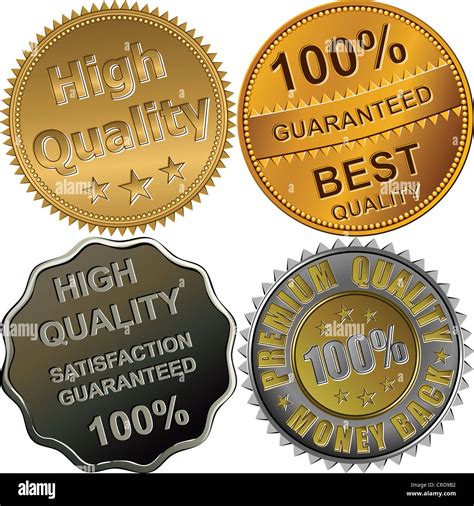 Vector Set Of Gold Silver And Bronze Medals For Best Premium High
