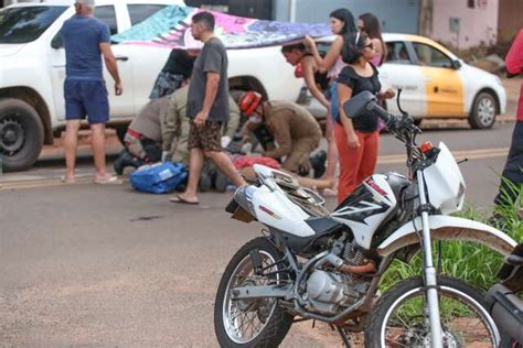 Colisão entre duas motos deixa três pessoas feridas no Tijuca Capital