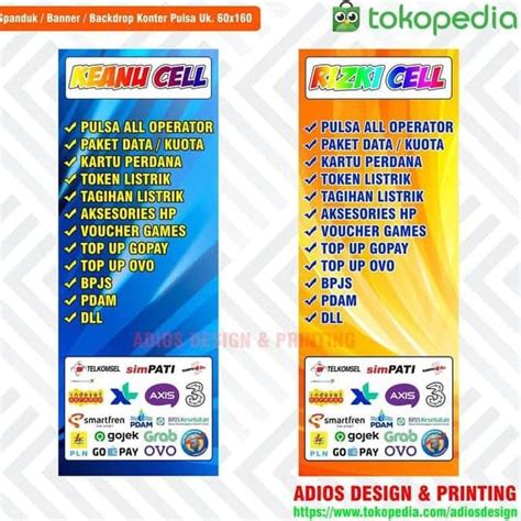 Detail Contoh Spanduk Konter Hp Koleksi Nomer