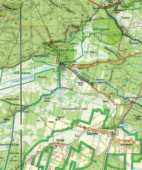 PUSZCZA KAMPINOSKA MAPA EX PRZEWODNIK ZESTAW REWASZ