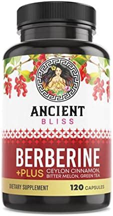 Amazon NutriFlair Premium Berberine HCL 1200mg 120 Capsules
