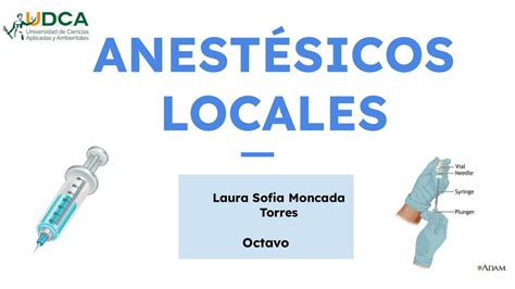 Anest Sicos Locales Laura Sof A Moncada Udocz