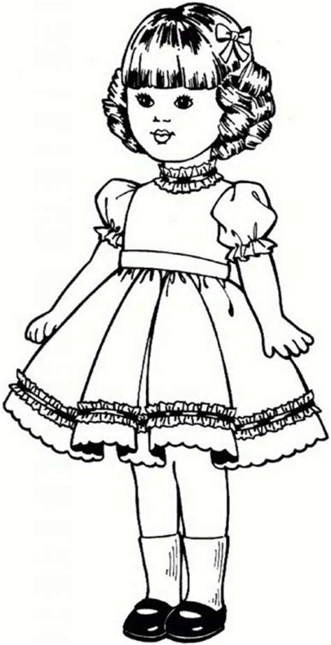 Desenhos De Bonecas Para Imprimir E Colorir Pintar