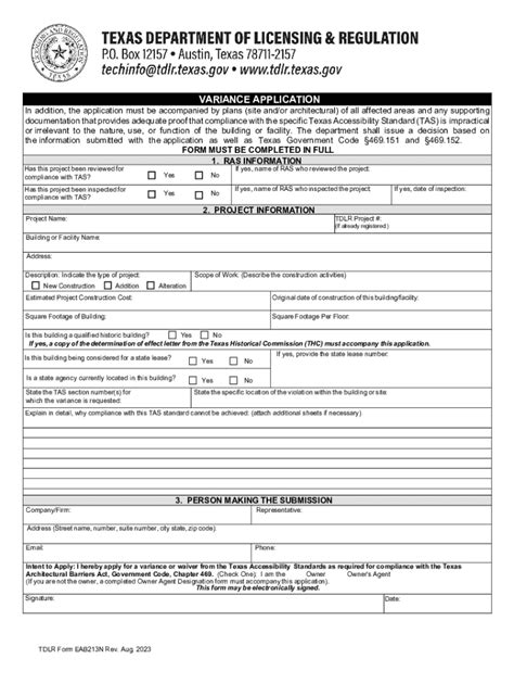 Fillable Online AB013N Variance Application D Fax Email Print PdfFiller