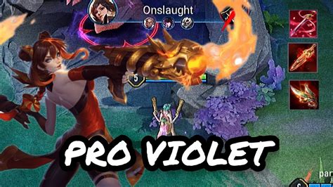 Aim Fire Violet Dragon Lane Pro Gameplay Arena Of Valor AOV