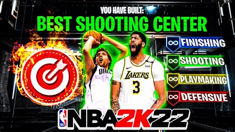NEW GAME BREAKING SHOOTING CENTER BUILD ON NBA 2K22 BEST SHOOTING