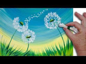 Toilet Paper Rolls Dandelion Painting Technique Fo Oilpainting Toilet