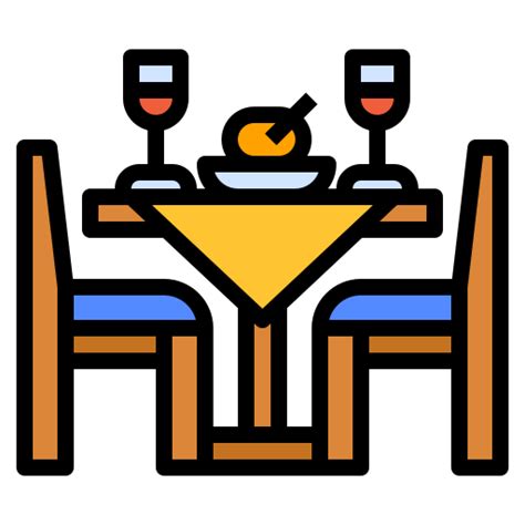 Dinner Table Ultimatearm Lineal Color Icon