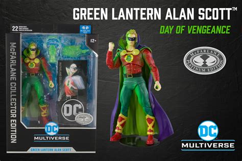 Green Lantern Alan Scott Day Of Vengeance Mcfarlane Collector Edition