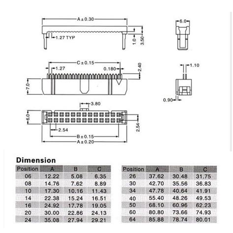 Conector IDC Fêmea 10 Vias