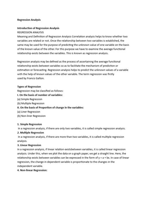 3 regression analysis pdf regression analysis dependent and independent variables
