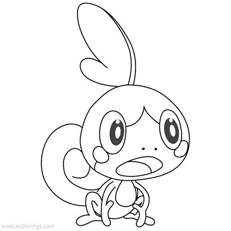 Sobble From Pokemon Sword And Shield Coloring Pages Xcolorings The