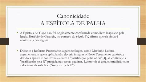 Carta De Tiago Ppt