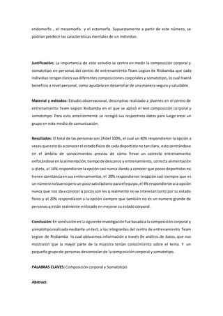 Pj Somatotipo PDF