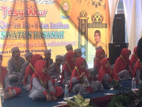 Tasyakur Khotmil Quran Sekaligus Imtihan TPQ Uswatun Hasanah