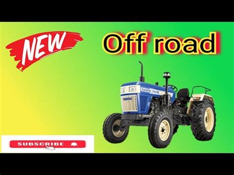 Swaraj Tractor Off Road Gaming Simulator Swaraj Modified Driving On